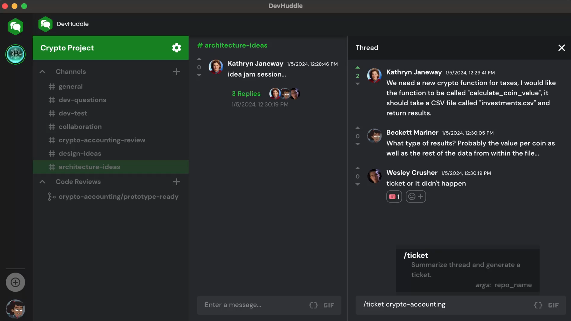 DevHuddle – Standup. Check-in. Ship it.
